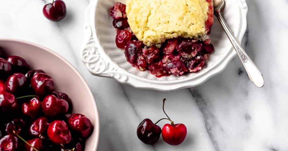 Fresh Cherry Cobbler | Punchfork
