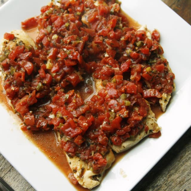 Pico De Gallo Chicken Skillet | Punchfork