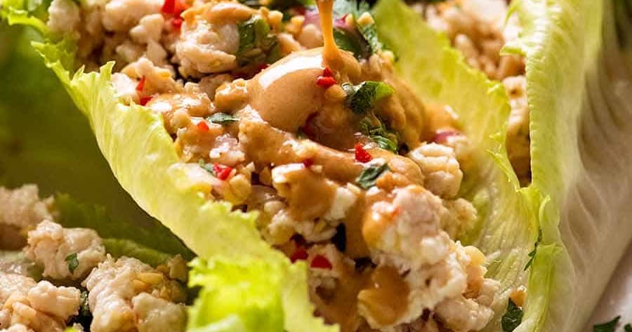 Thai Lettuce Wraps (Larb Gai, Laab Gai) | Punchfork