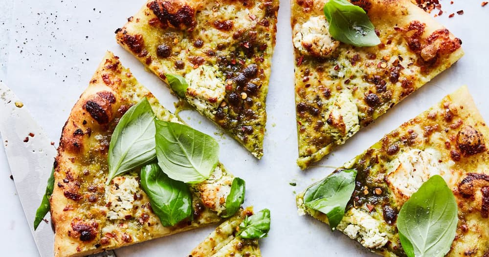 Roasted Garlic-Goat Cheese Pizza | Punchfork