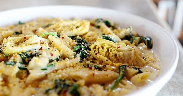 Spinach Artichoke Pasta | Punchfork