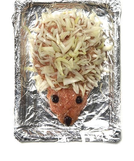 Party Hedgehog - Mettigel - Raw Pork Hedgehog | Punchfork