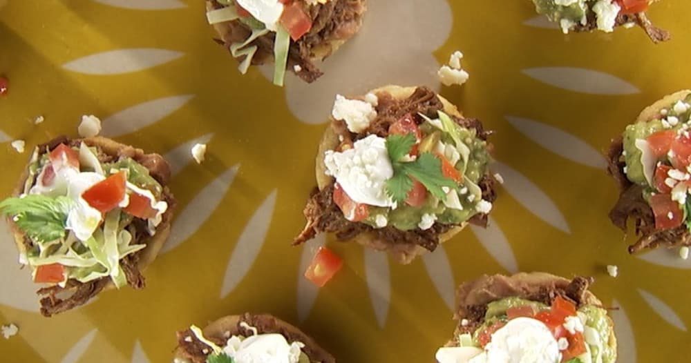 Sopes with Shredded Beef | Punchfork