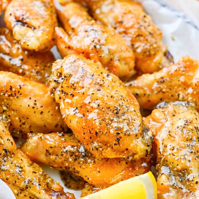 Baked Lemon Pepper Chicken Wings | Punchfork Baked Lemon Pepper Chicken Wings | Punchfork