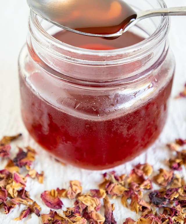 Rose Simple Syrup | Punchfork