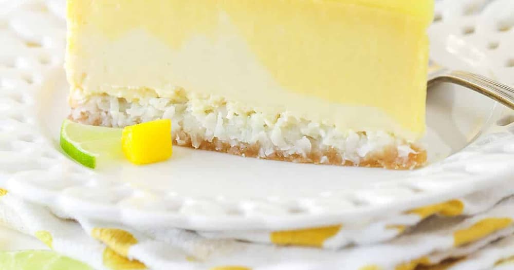 Mango Key Lime Cheesecake | Punchfork