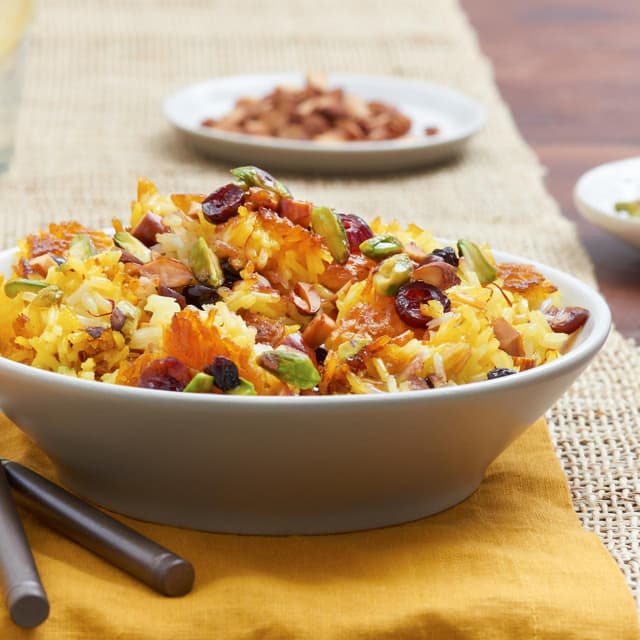 Jeweled Saffron Rice Pilaf | Punchfork