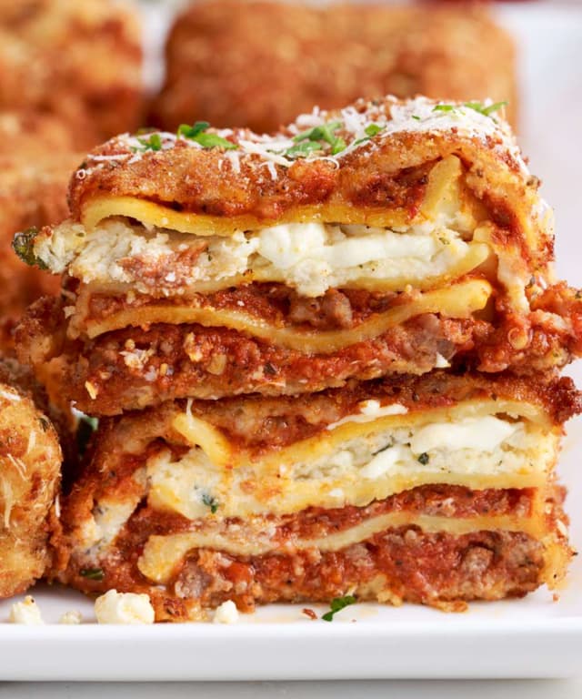 Deep Fried Lasagna | Punchfork