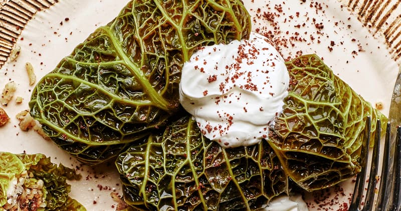 Stuffed Cabbage with Rice | Punchfork