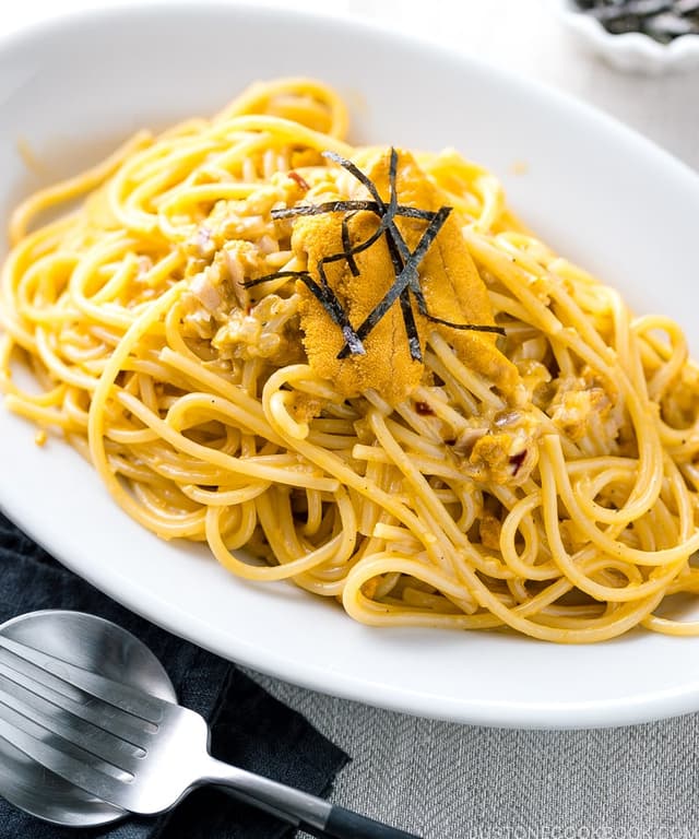 Uni Pasta (Japanese Creamy Sea Urchin Spaghetti) | Punchfork