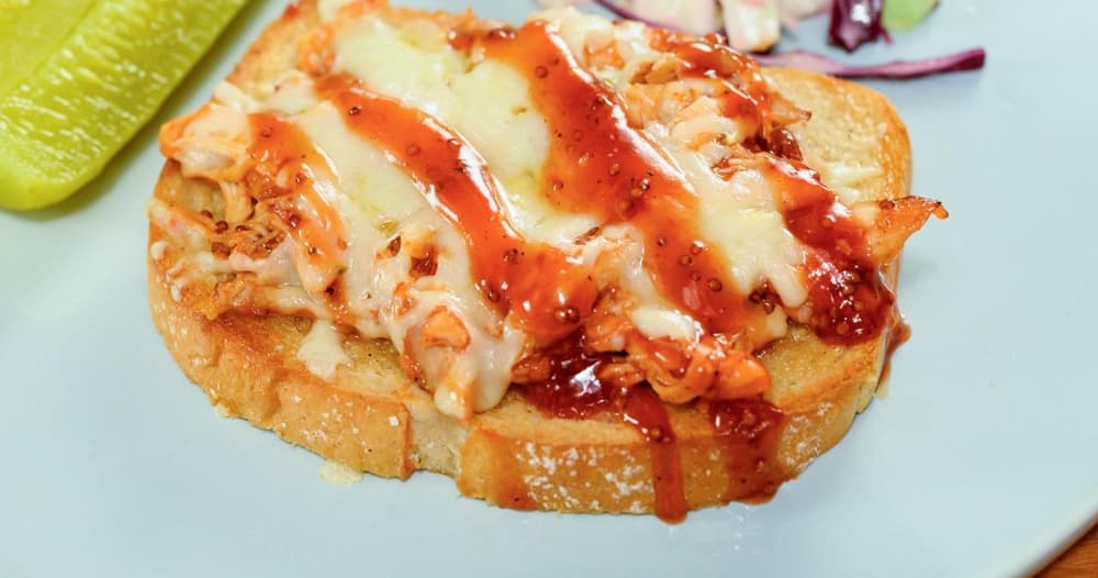 Open-Face BBQ Chicken Melts | Punchfork