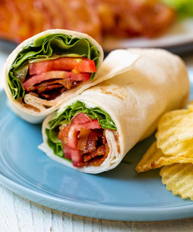 BLT Wraps | Punchfork