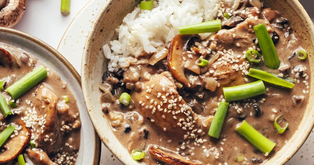 Creamy Mushroom Chicken (Samoan-Inspired) | Punchfork