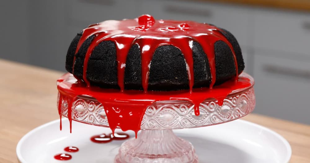 Gory Black Bundt Cake | Punchfork