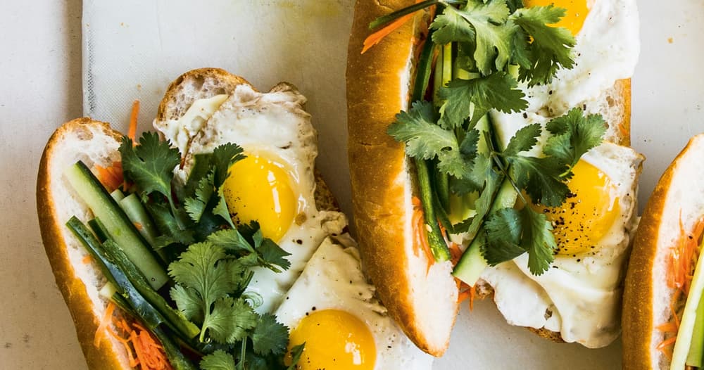 Fried Egg Bánh Mì Breakfast Sandwich | Punchfork