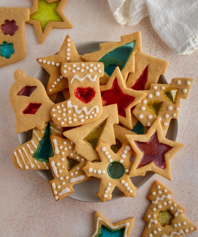 Stained Glass Window Cookies | Punchfork