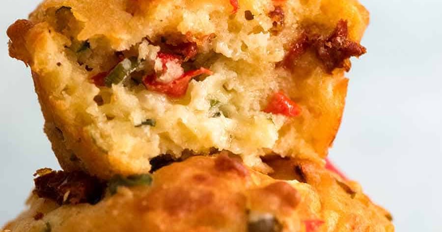 Mediterranean Savoury Muffins | Punchfork