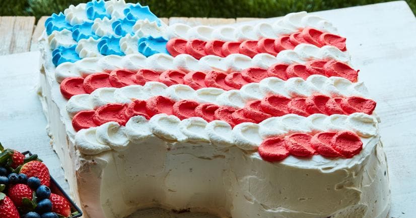 Waving Flag Cake | Punchfork