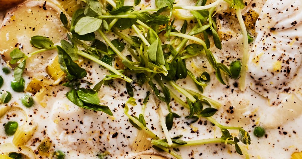 Spring Pea Fish Chowder | Punchfork