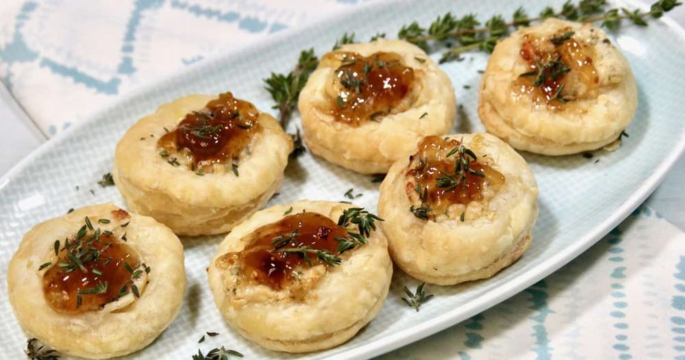 Cheese Fig Puff Pastry Bites Punchfork