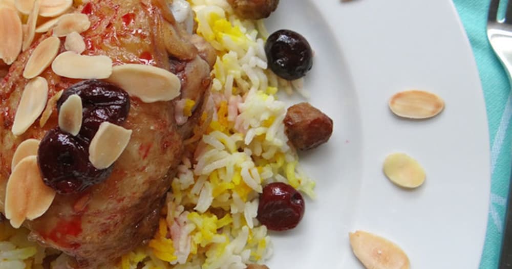 Iranian Albalu Polo (Sour Cherry Rice) | Punchfork