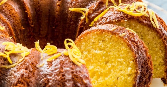 Lemon Orange Cake with Lemon Honey Glaze | Punchfork