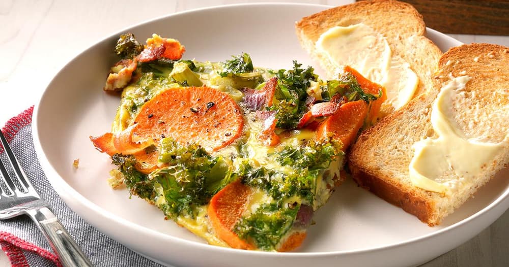Rustic Vegetable Frittata | Punchfork