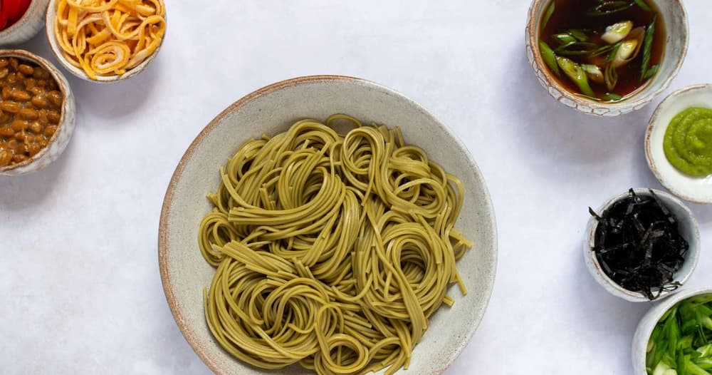 Cha Soba (Cold Green Tea Soba Noodles) | Punchfork Cha Soba (Cold Green Tea Soba Noodles) | Punchfork