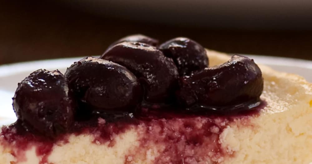 Cherry Ricotta Cheesecake | Punchfork