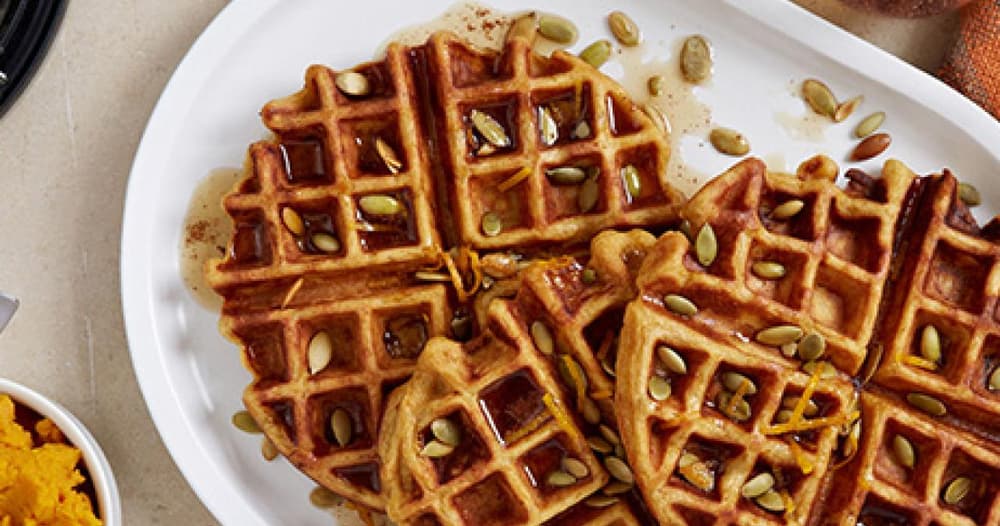 Pumpkin-Chipotle Waffles | Punchfork