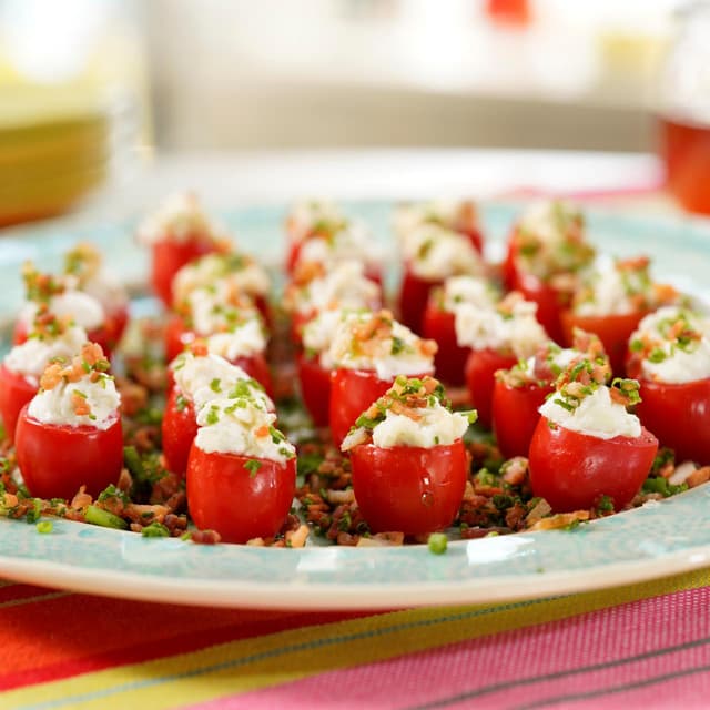 Blue Cheese Stuffed Tomatoes | Punchfork