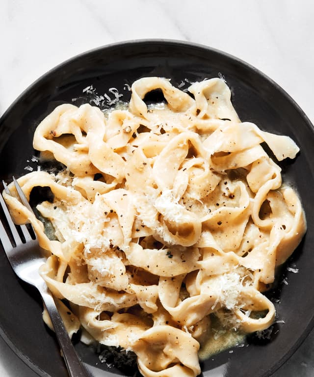 Cacio e Pepe Noodles with Miso | Punchfork