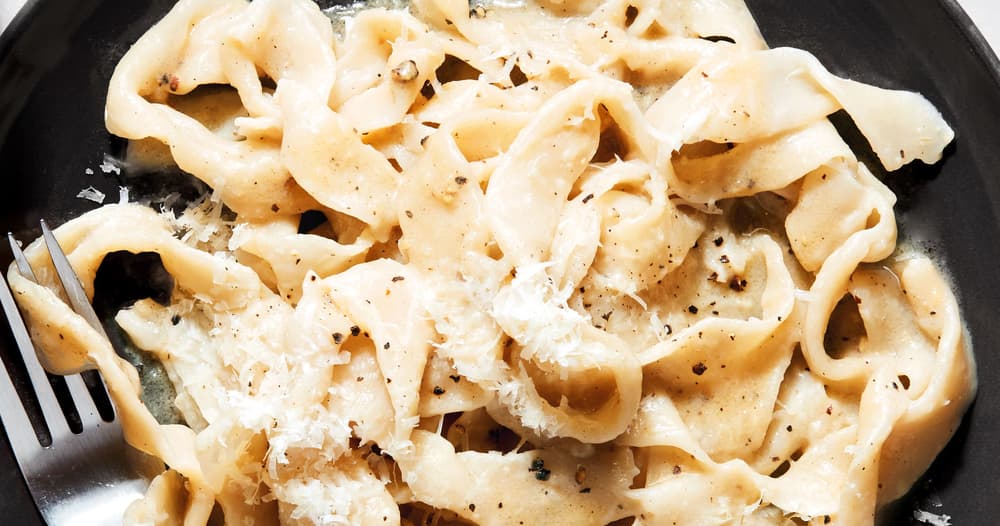 Cacio e Pepe Noodles with Miso | Punchfork