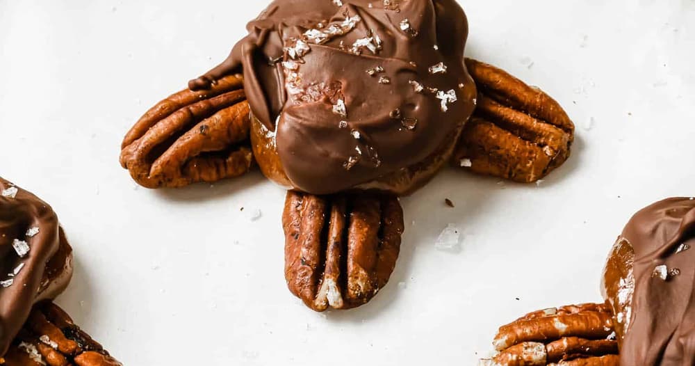 Homemade Chocolate Turtles with Bacon | Punchfork