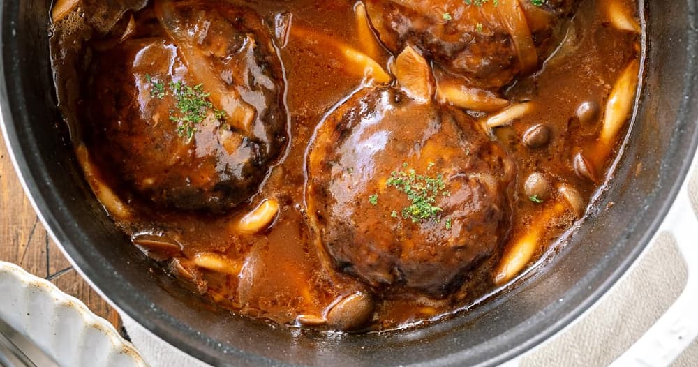 Japanese Stewed Hamburger Steak (Nikomi Hambagu) | Punchfork