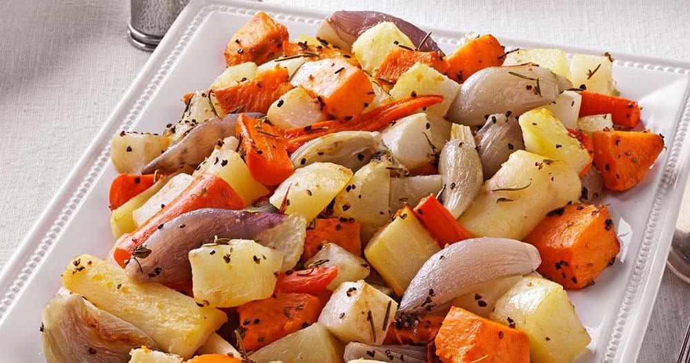 Herb Roasted Root Vegetables | Punchfork