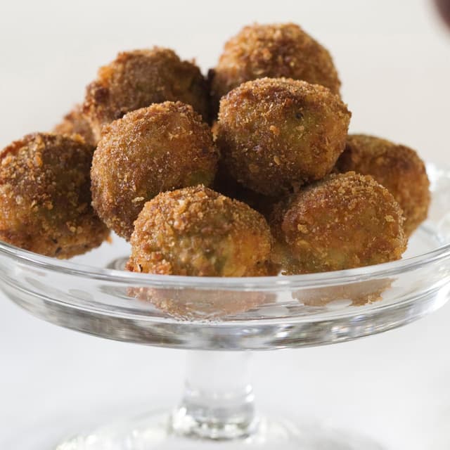 Crispy Olives Stuffed with Sausage | Punchfork