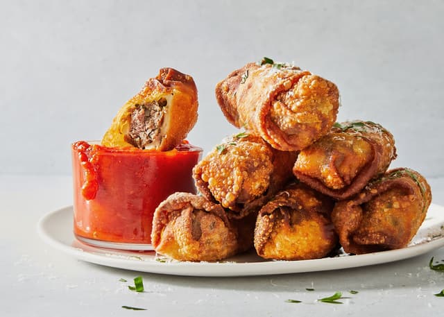 Meatball Sub Egg Rolls | Punchfork