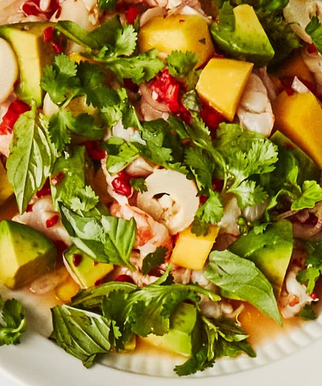 Red Snapper and Shrimp Ceviche with Avocado | Punchfork