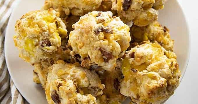 Loaded Breakfast Biscuits | Punchfork