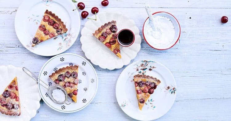 Sour-Cherry Frangipane Tart | Punchfork