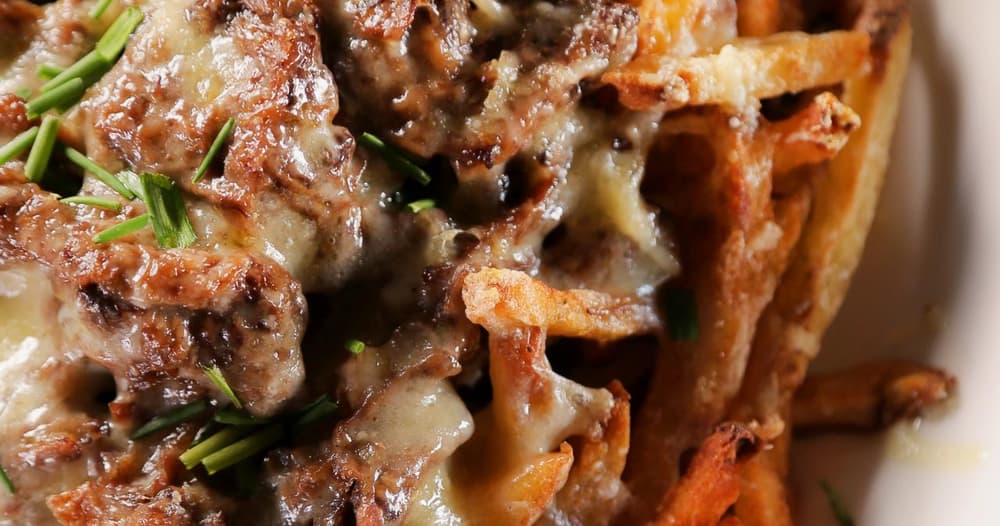 Bison Gravy Smothered Fries | Punchfork