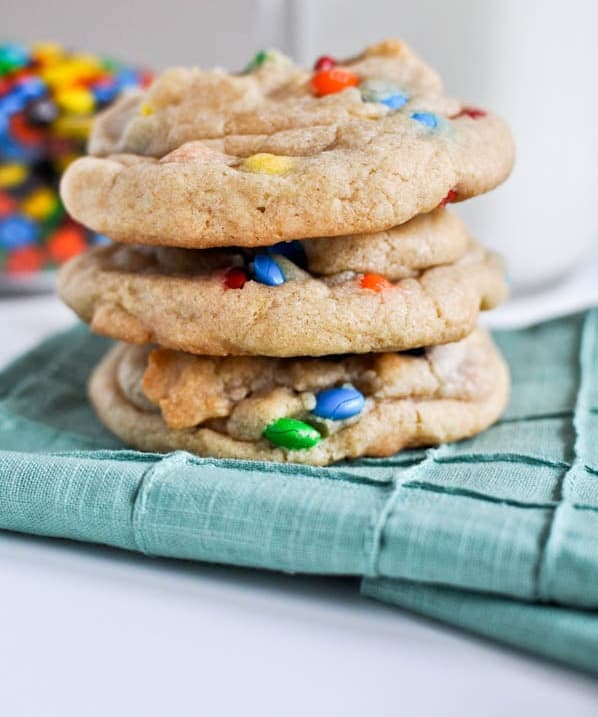 Giant Rainbow Cookies - M&M Cookies | Punchfork