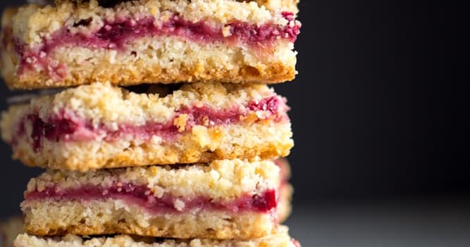 Leftover Cranberry Sauce Bars | Punchfork