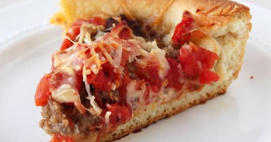 Deep Dish Pizza Punchfork