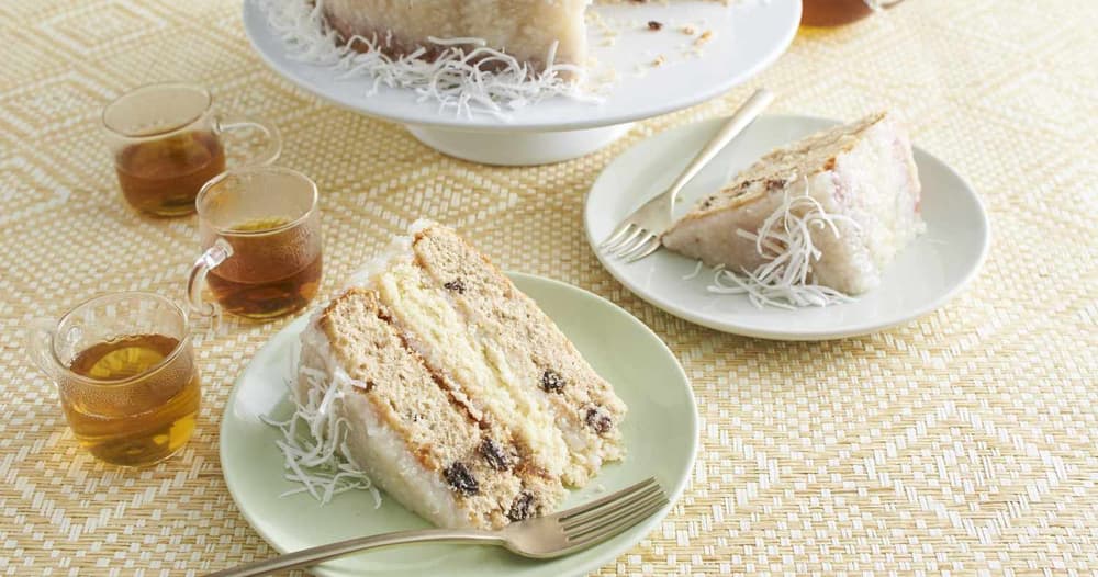 Japanese Fruitcake with Lemon-Coconut Frosting | Punchfork