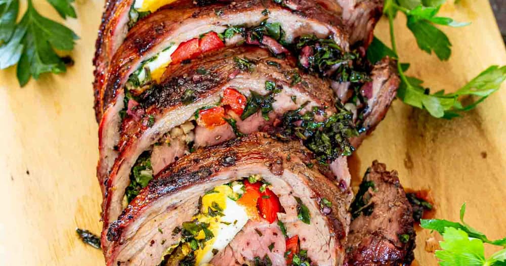 Matambre - Argentinian Stuffed Flank Steak | Punchfork