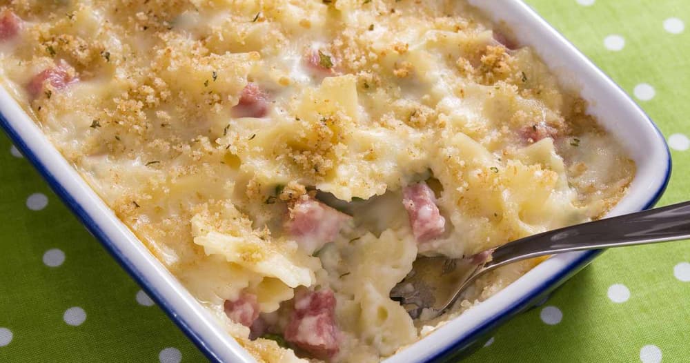 Chicken and Ham Pasta Bake | Punchfork