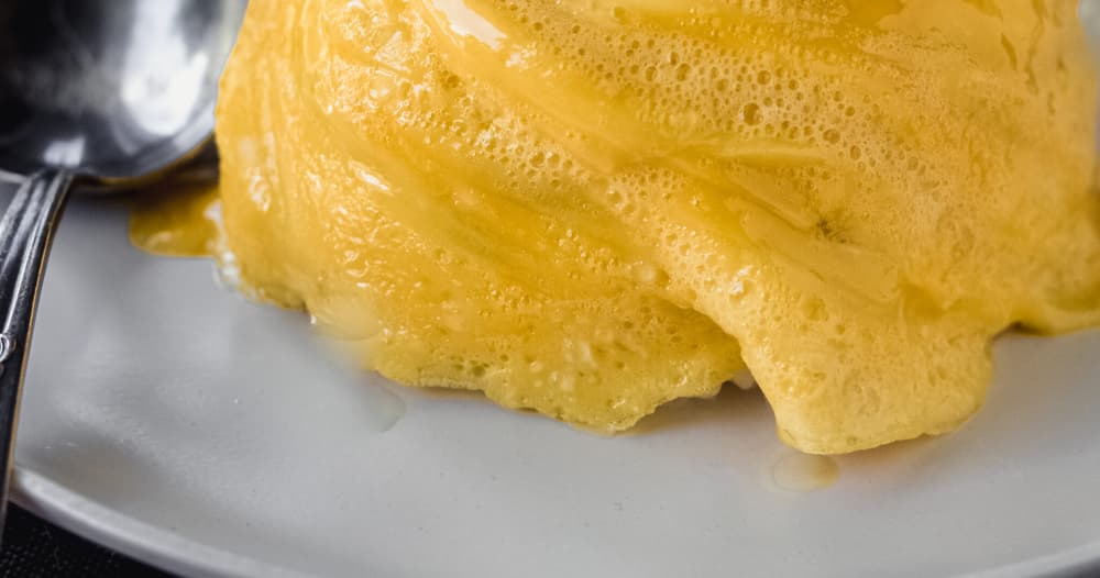 Korean Tornado Egg Omelette with Ginger Fried Rice | Punchfork