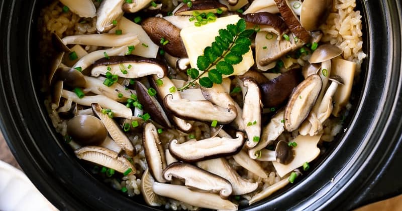 Japanese Mushroom Rice | Punchfork
